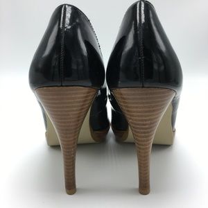 Mossimo Supply Co. | Shoes | Mossimo Black Patent Peep Toe Platform ...